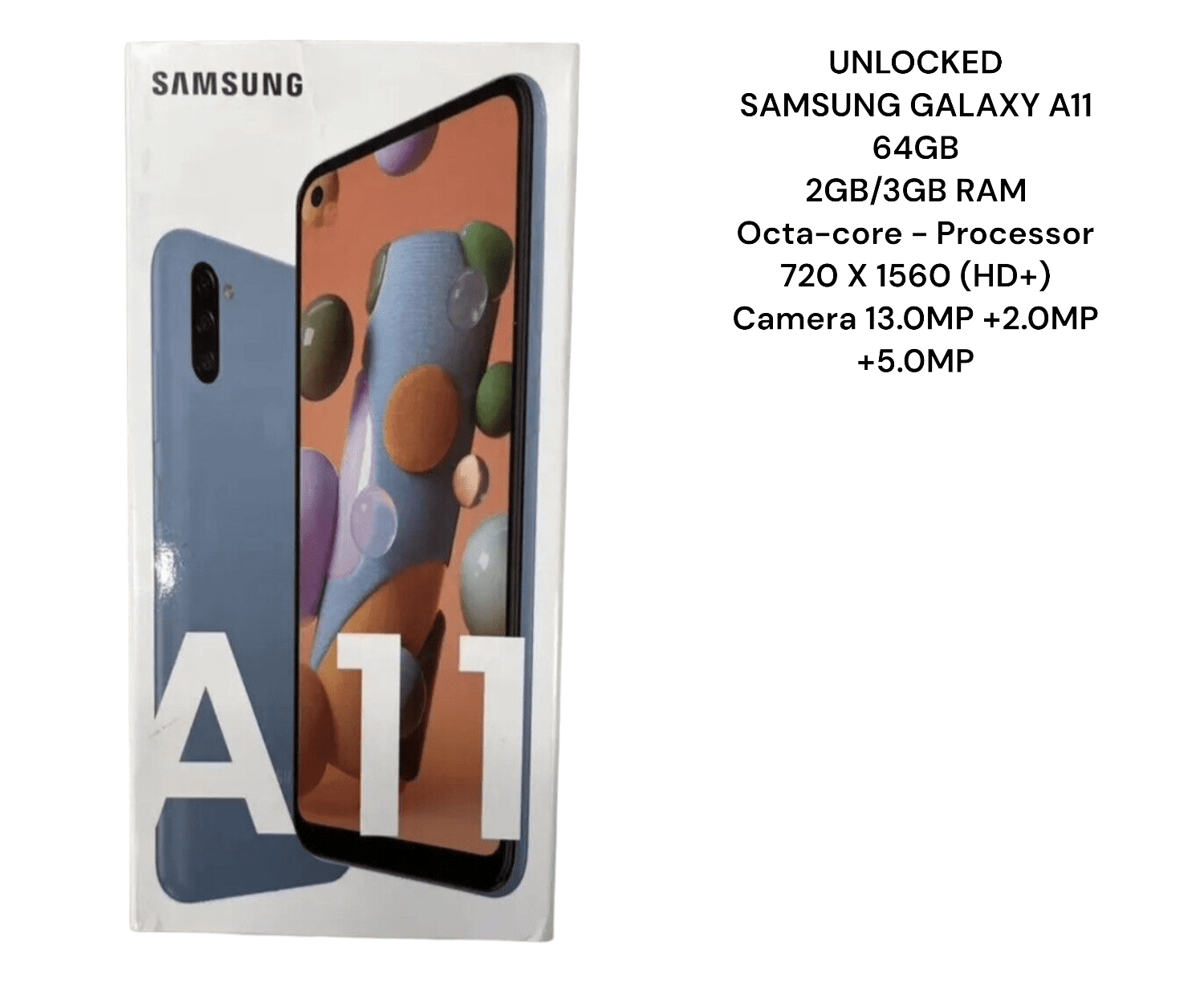 UNLOCKED Galaxy A11 64gb Android Phone - Walmart.com