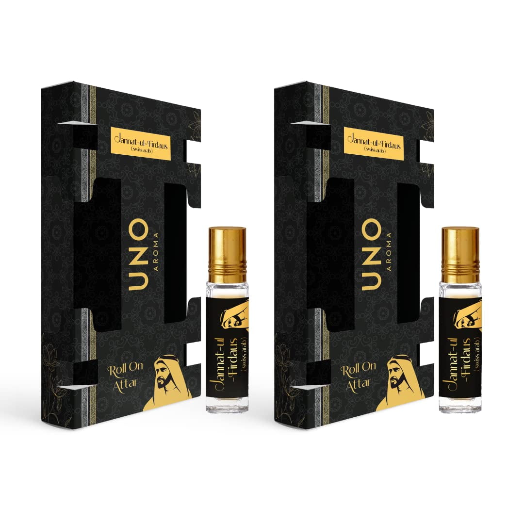 UNO Aroma Unisex Jannat Ul Firdaus 8ml RollOn Attar Perfume With Long Lasting Fragrance And Rich ...