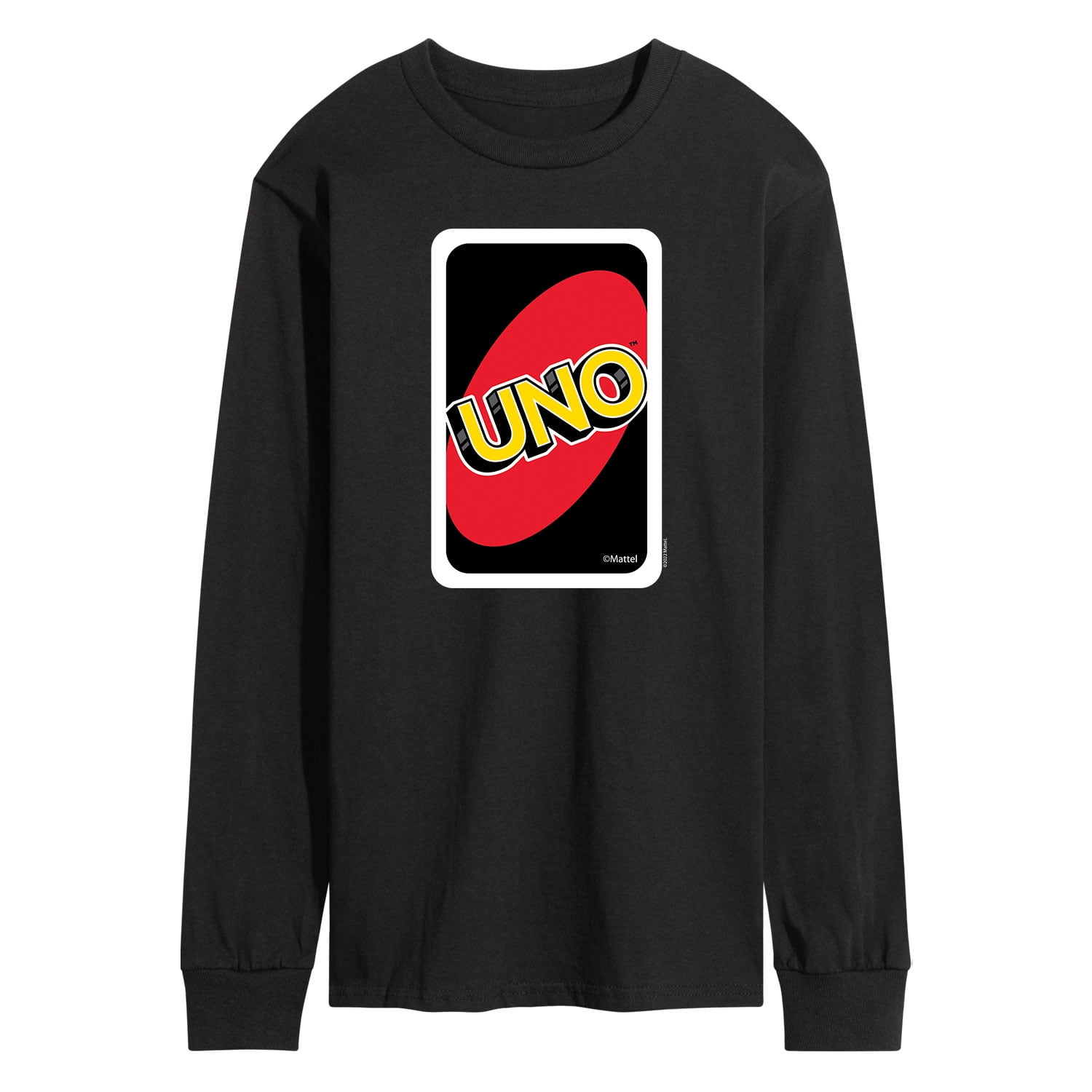 UNO Card Back - Men's Long Sleeve T-Shirt - Walmart.com