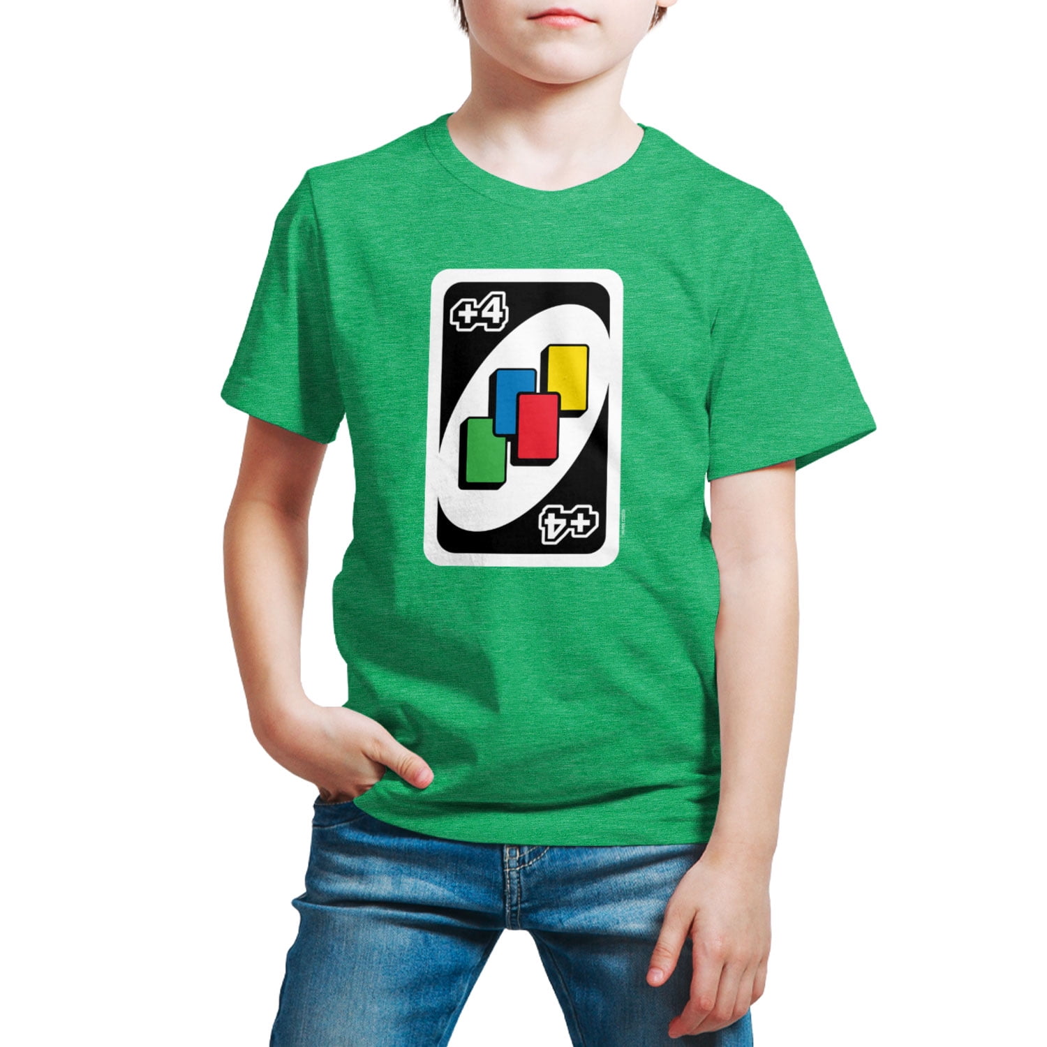 UNO - Draw Four - Toddler And Youth Short Sleeve Graphic T-Shirt ...