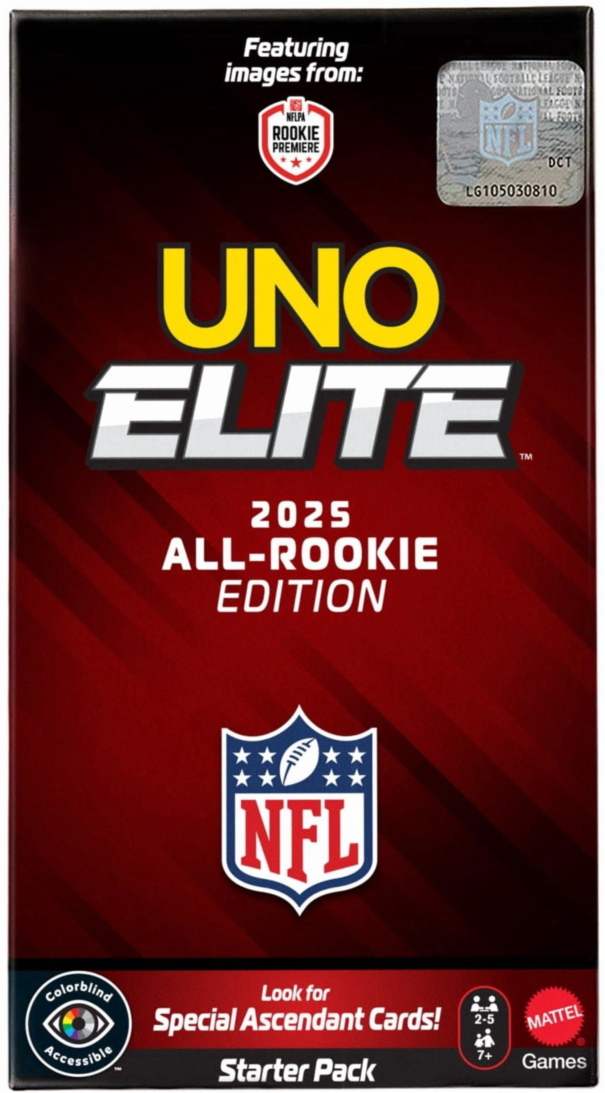 UNO Elite NFL 2025 All-Rookie Edition Football Starter Pack - Walmart.com