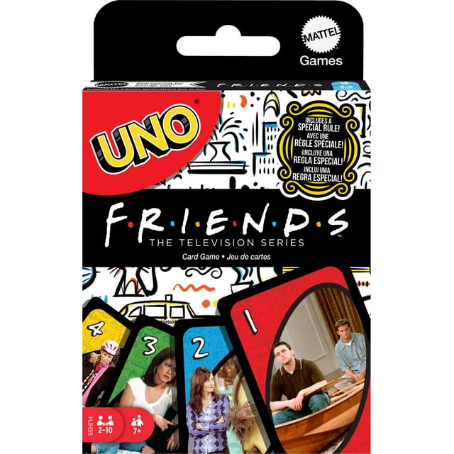 UNO Friends Card Game for Family, Adult & Party Nights, Collectible ...