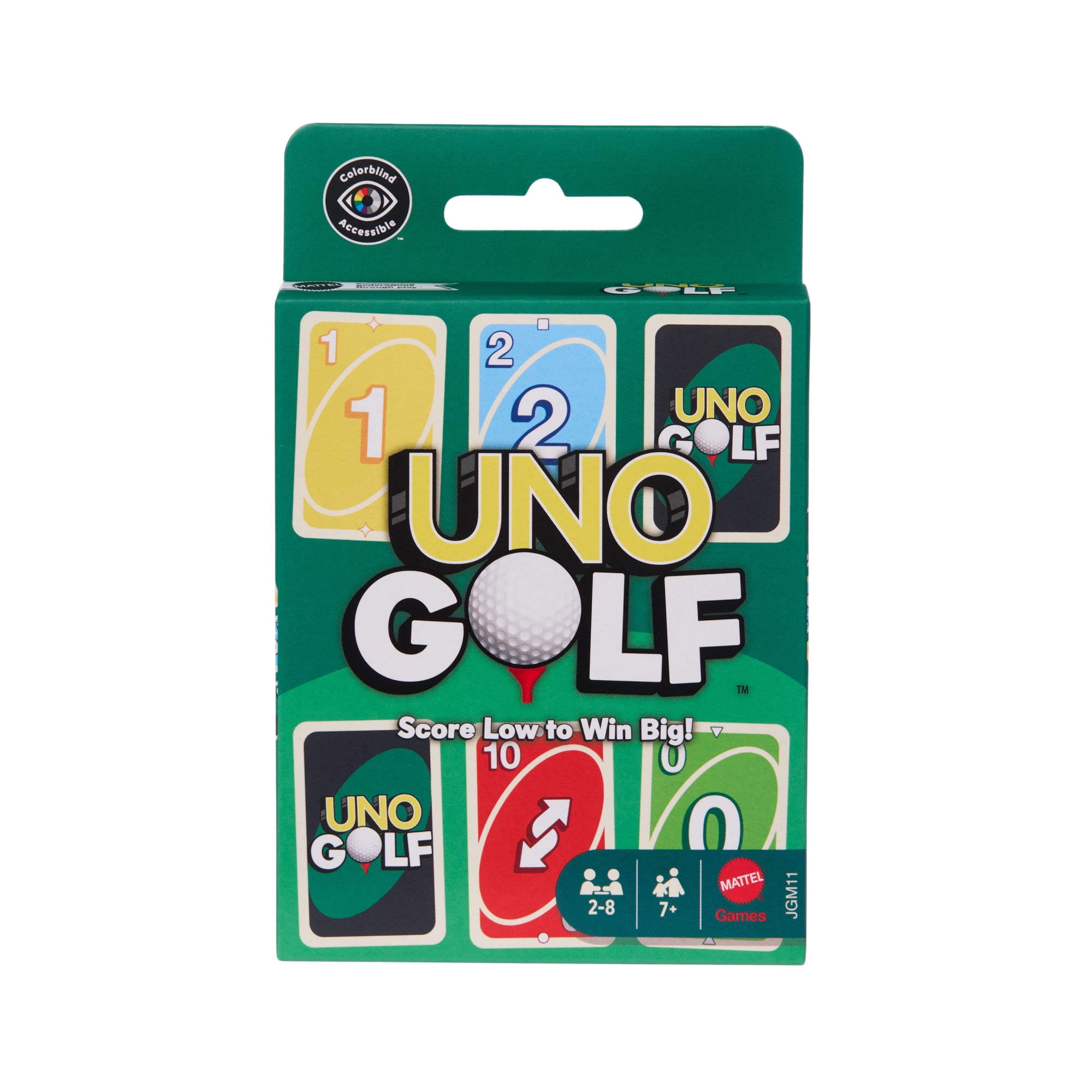UNO Golf Card Game for Kid, Adult & Family Nights, Parties & Travel ...