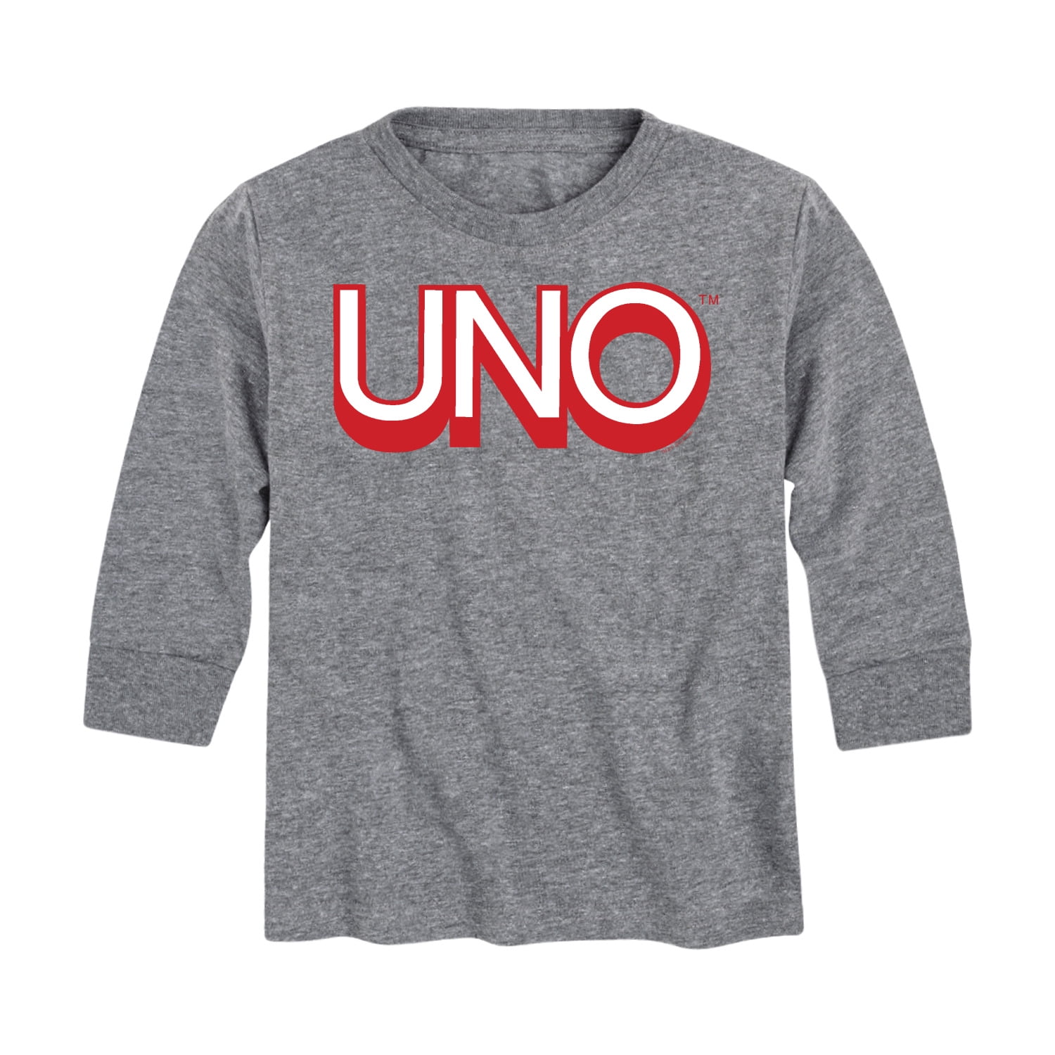 UNO Logo - Toddler And Youth Long Sleeve Graphic T-Shirt - Walmart.com