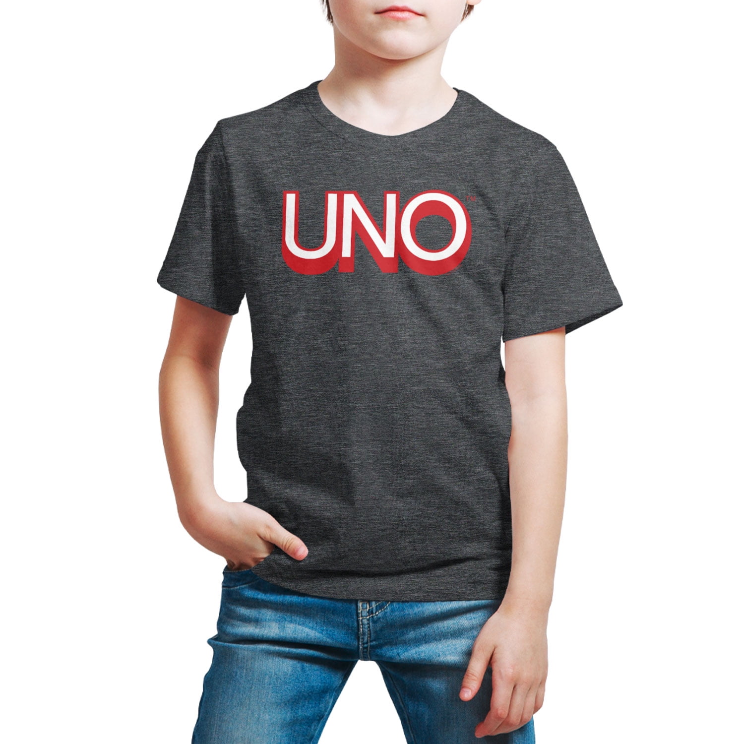 UNO Logo - Toddler And Youth Short Sleeve Graphic T-Shirt - Walmart.com