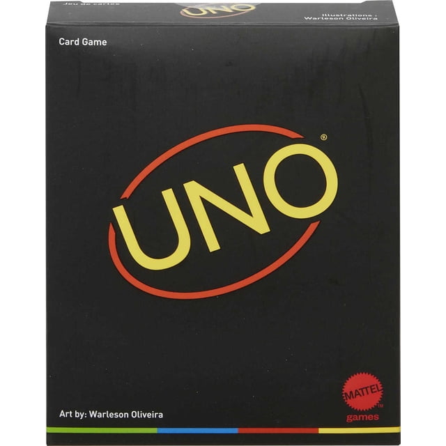 UNO Minimalista Card Game for Adults & Teens Featuring Designer ...