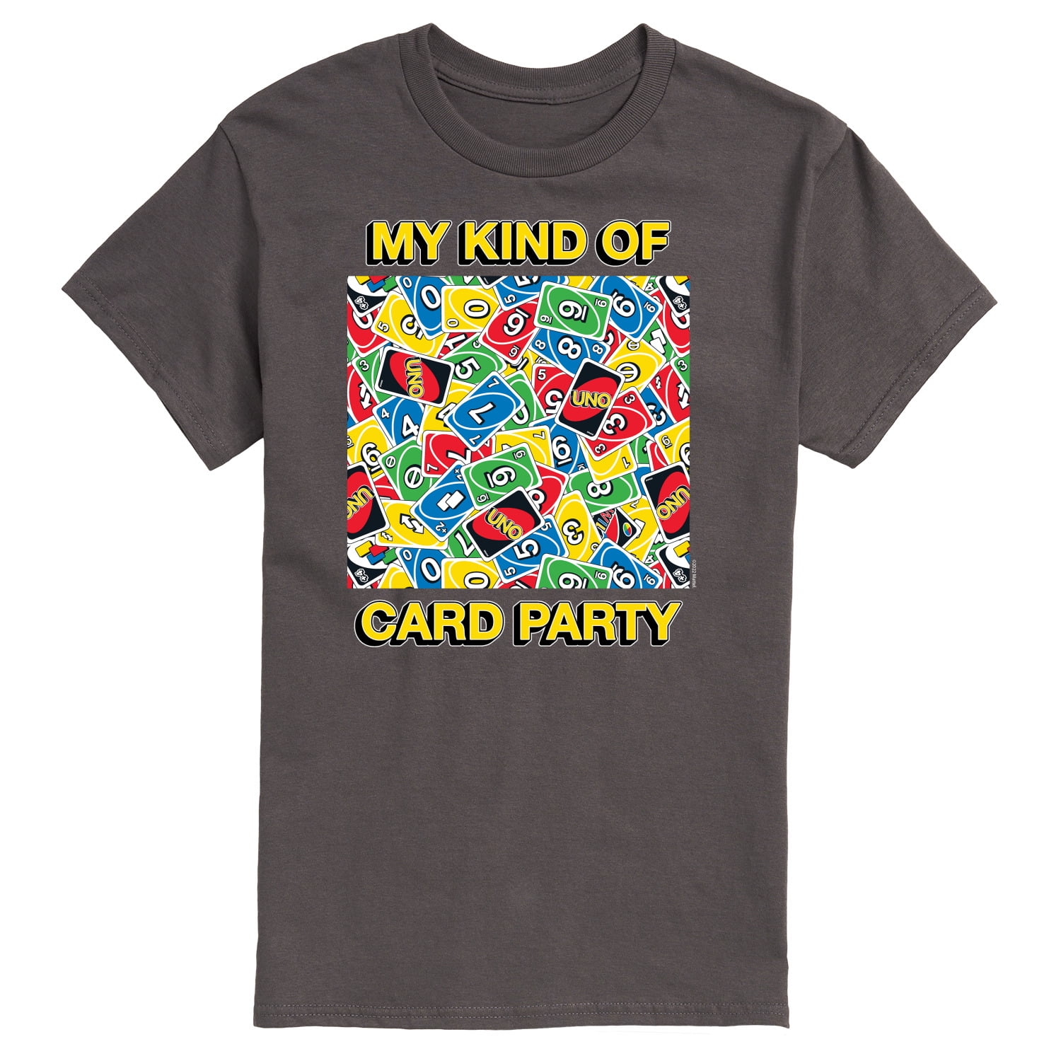 UNO - My Kind Of Card Party - Men's Short Sleeve Graphic T-Shirt ...