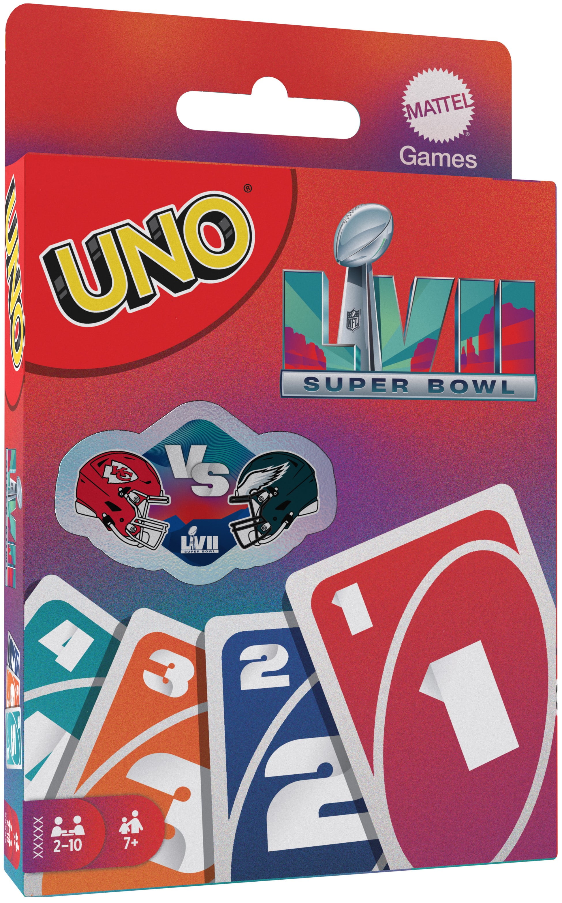 UNO NFL LVII Card Game for Kids, Adults, Family & Game Night with ...