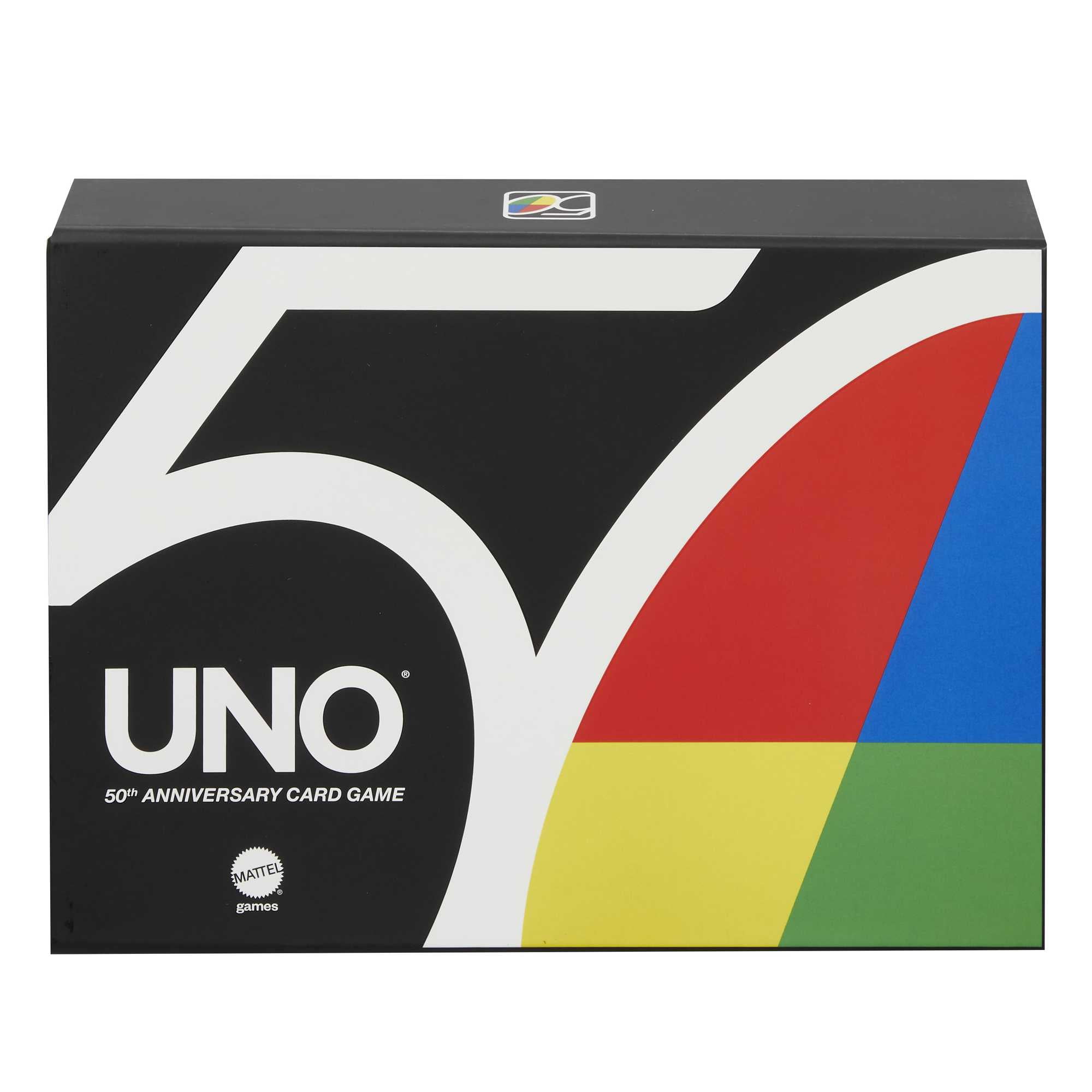 UNO 50th Anniversary Edition Premium Matching Card Game for Ages 7 & Up ...