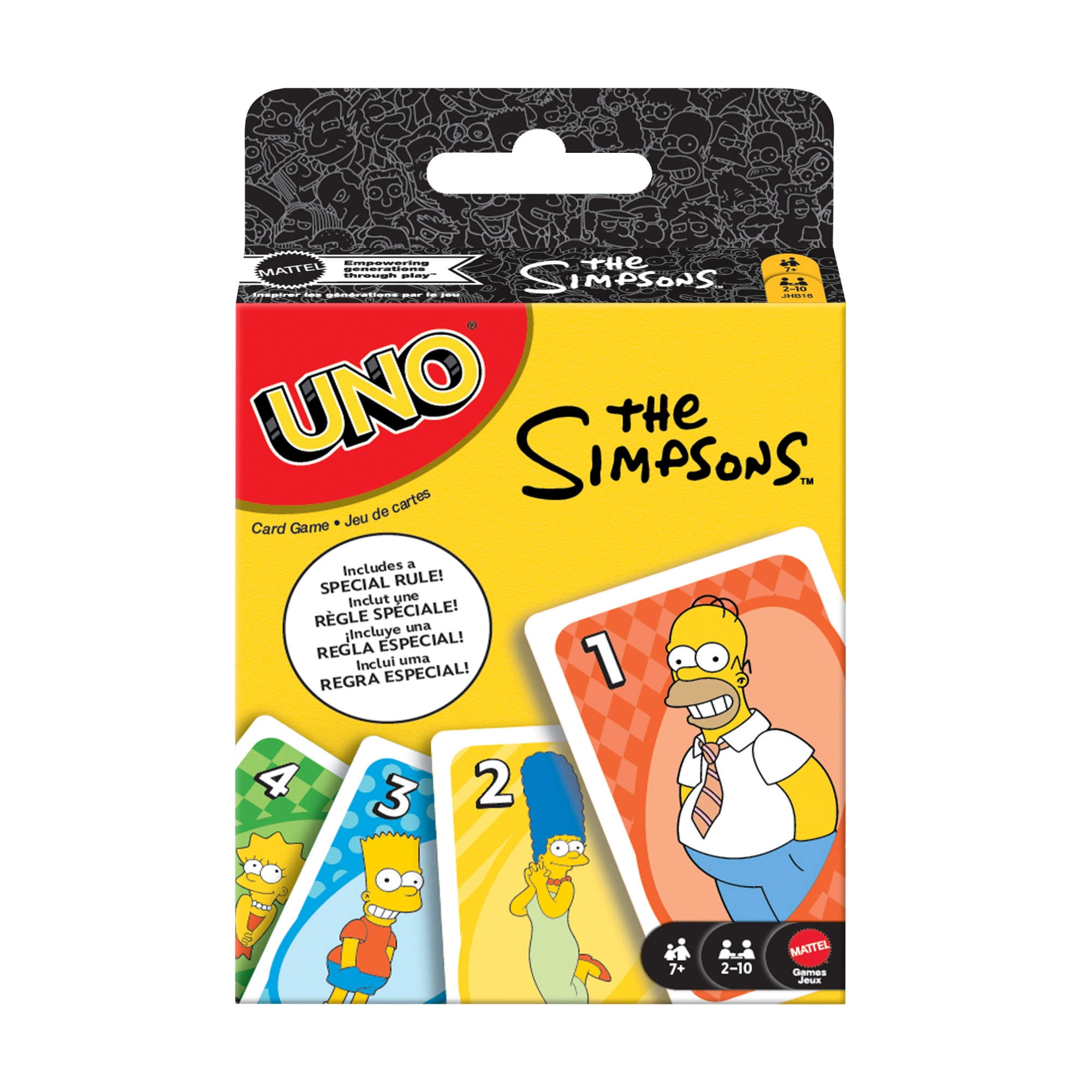 UNO The Simpsons Card Game for Kid, Adult & Family Nights, Toy ...