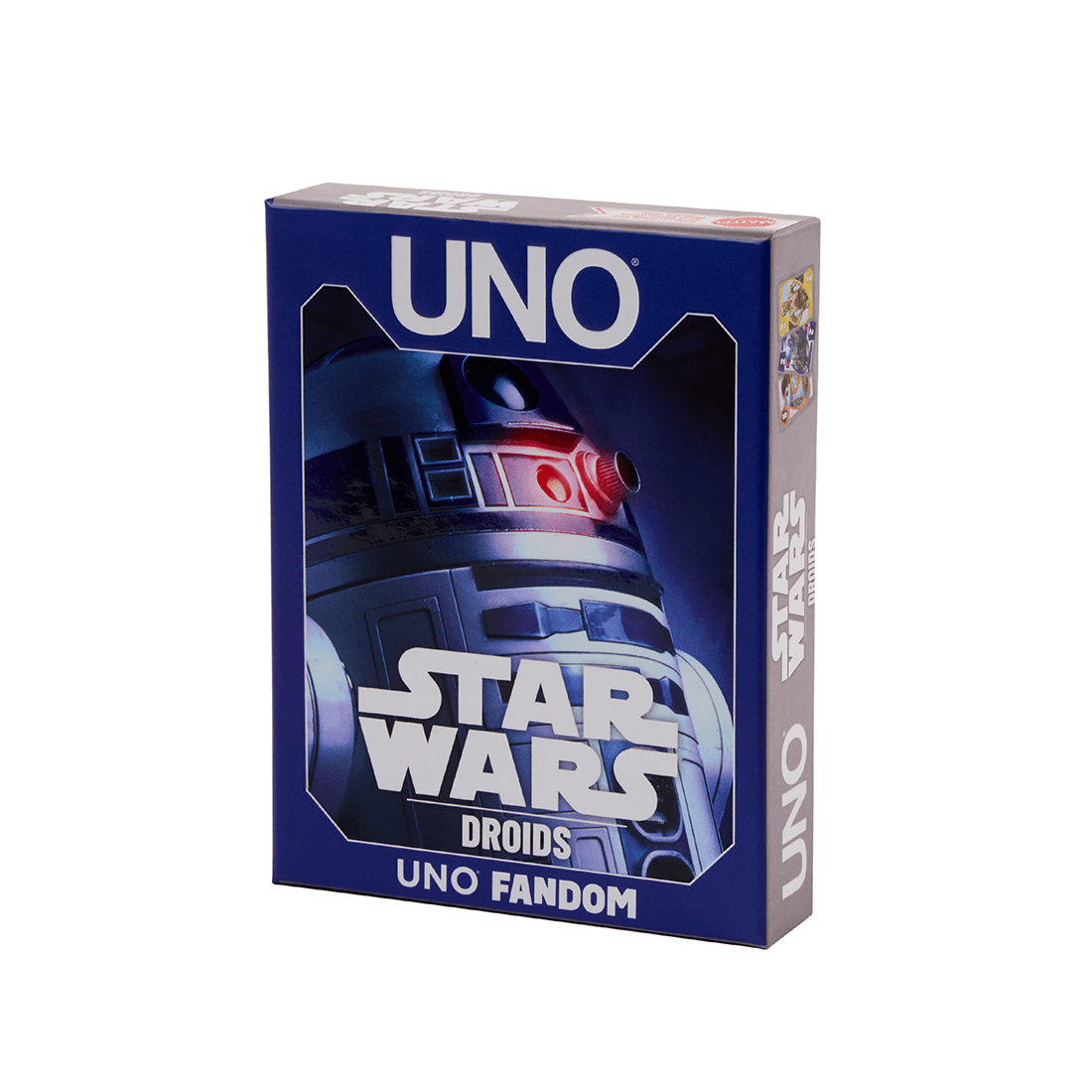 UNO Fandom Star Wars Droids Card Game with Deck & Foil Card for Kids ...