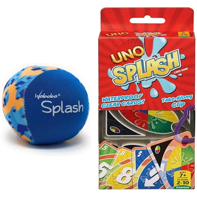 UNO Splash & Waboba Splash: Family Playing, Kids Floating Pool & Beach ...