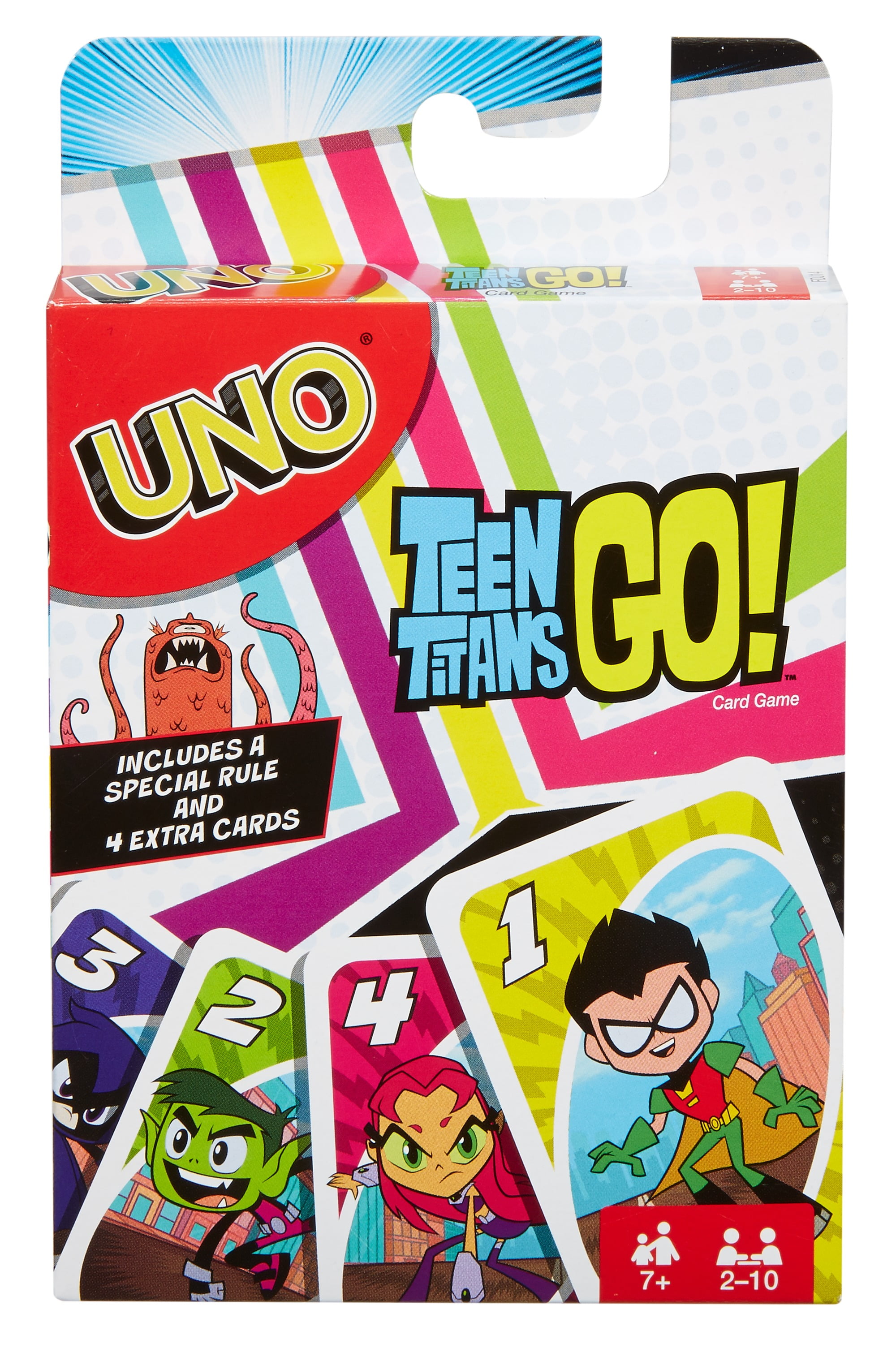 U-NO Teen Titans Go! Matching Card Game with Customizable Wild Cards ...