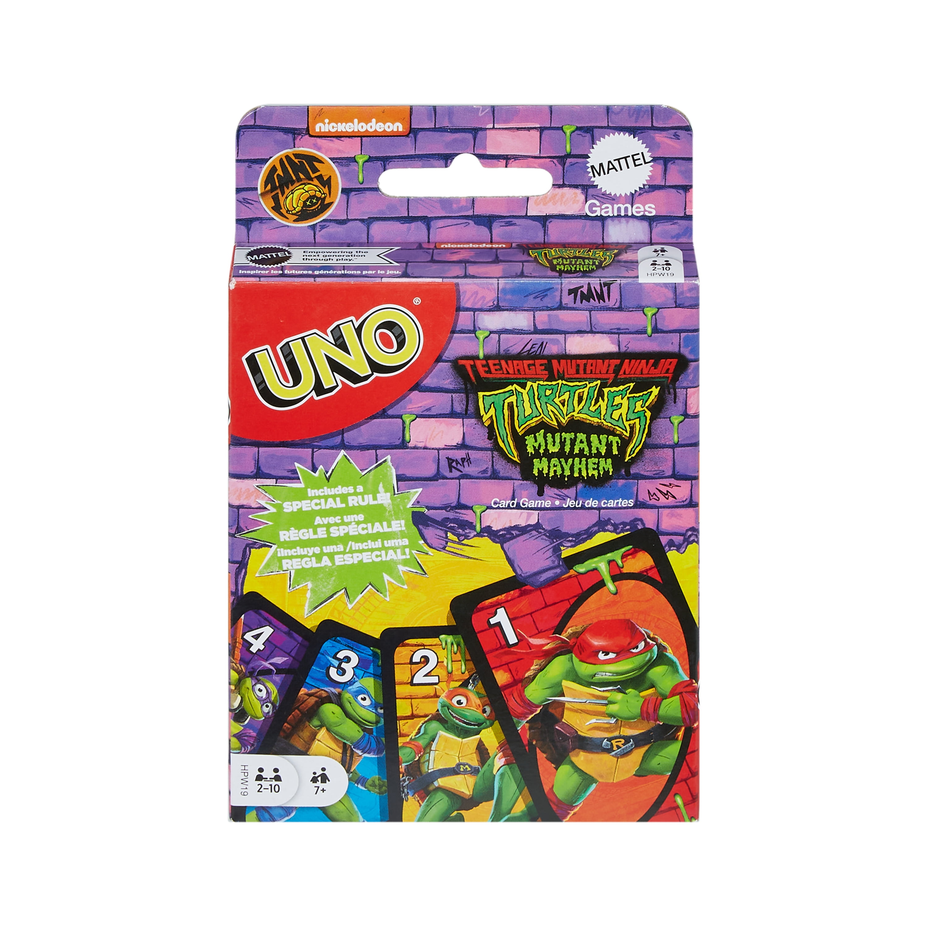 UNO Teenage Mutant Ninja Turtles Card Game - Family Night Fun Inspired ...