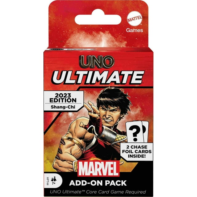 UNO Ultimate Marvel Add-On Pack with Collectible Shang-Chi Deck ...