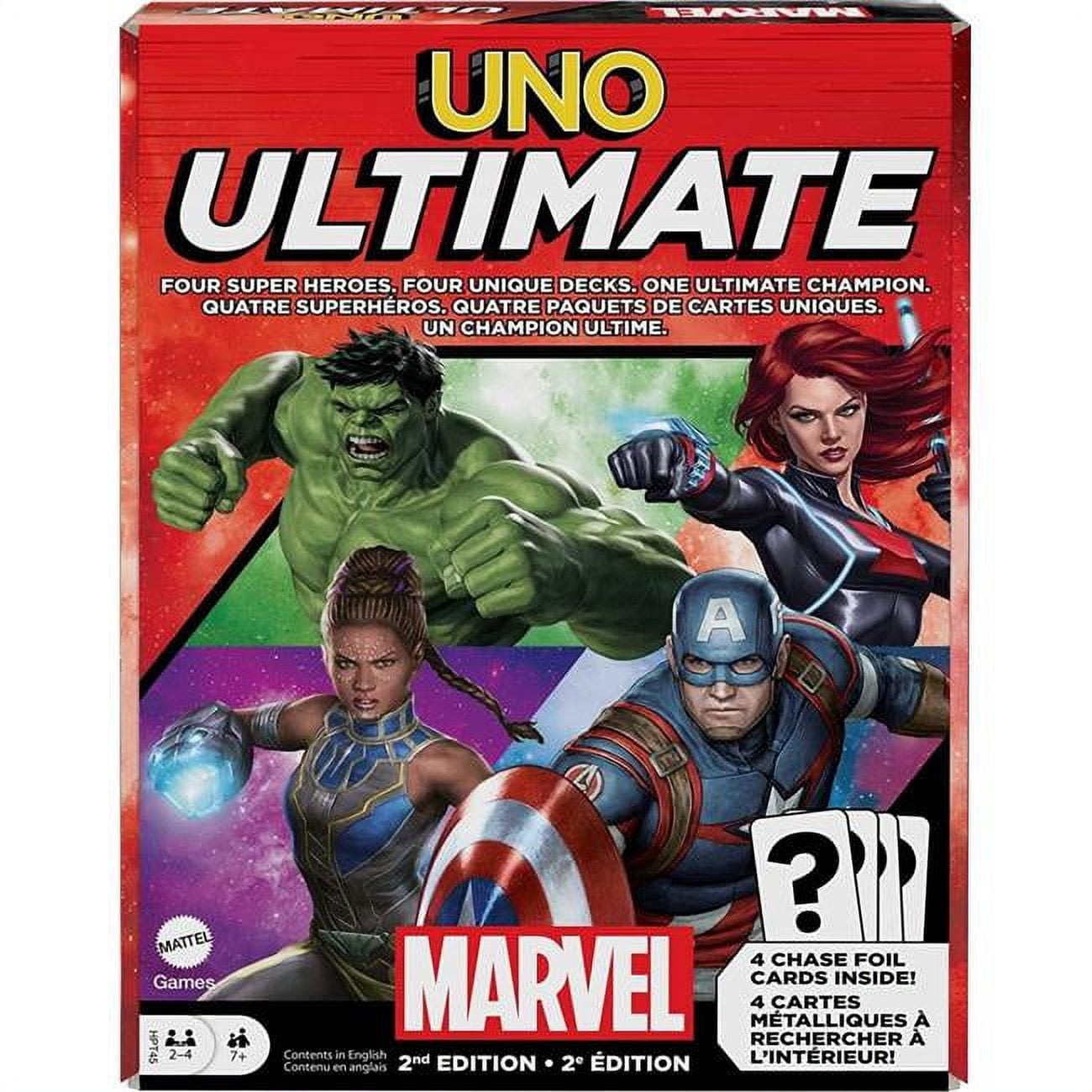 UNO Ultimate Marvel Refresh Card Game - Walmart.com