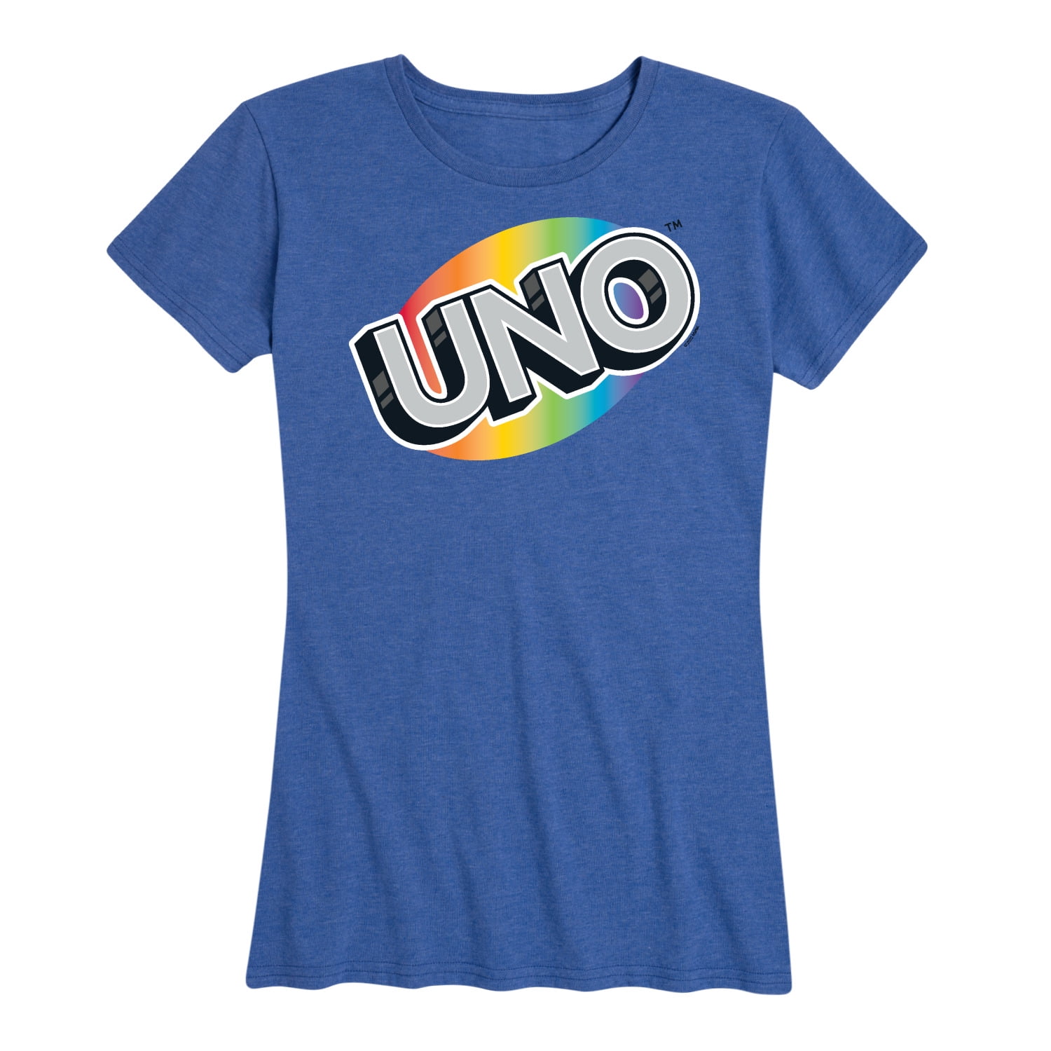 UNO - Uno Rainbow - Women's Short Sleeve Graphic T-Shirt - Walmart.com