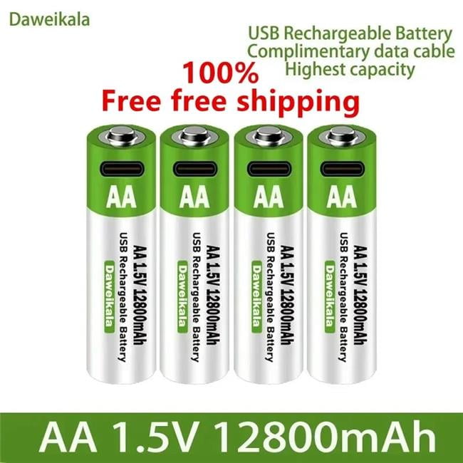 UNO1RC NM58350 1.5V USB AA Rechargeable Battery 12800 Mah Li-ion ...