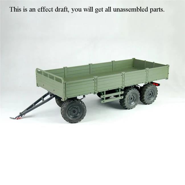 UNO1RC 1 by 12 RC 3 Axles Full Trailer Truck Tractor Kit for T005 Model ...