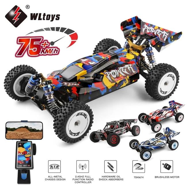 UNO1RC NM61850 124007 75 KMPH 4WD Professional Racing Remote Control ...