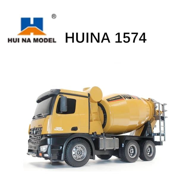 UNO1RC 1574 1-14 RC Truck Alloy Remote Control Mixer Truck RC Concrete ...
