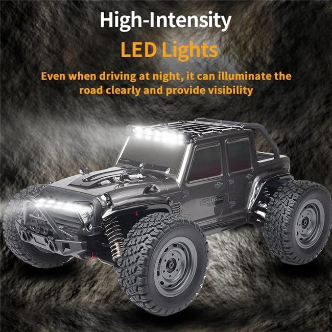 UNO1RC NM61410 4WD RC Car with LED 2.4G Remote Control Cars 70KM-H High ...