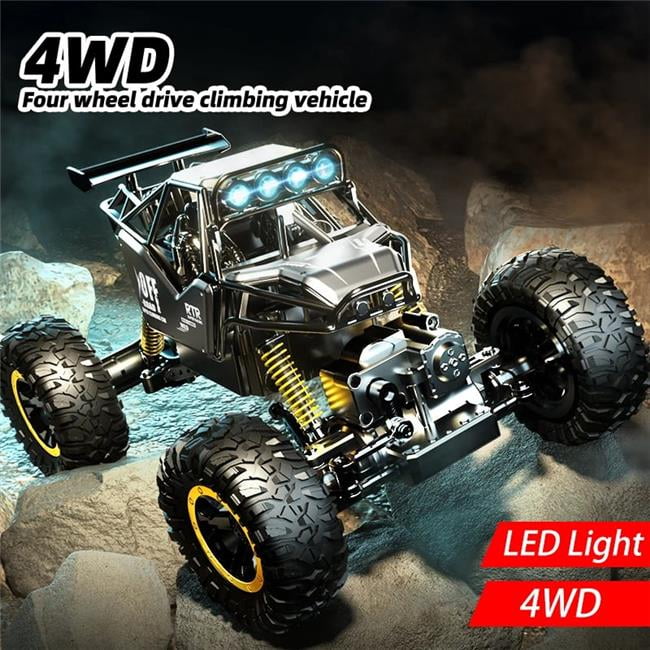 UNO1RC NM58496 4WD RC Car with LED Lights Radio Remote Control Cars ...