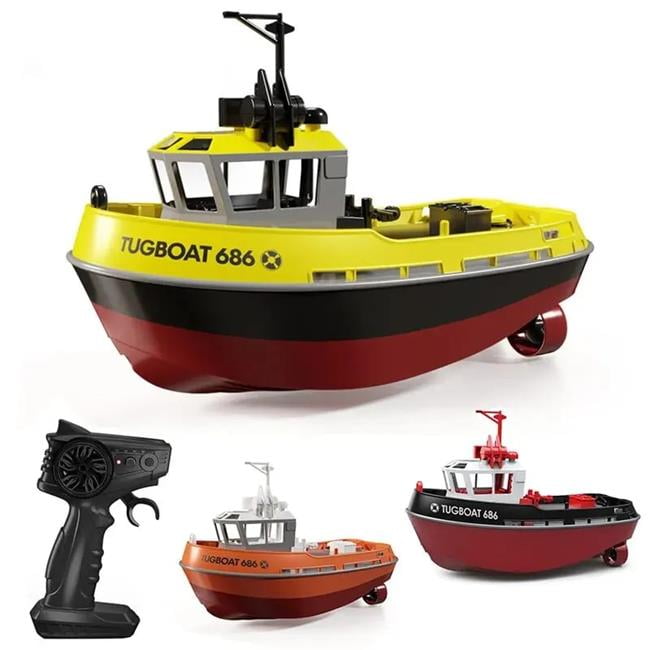 UNO1RC NM59975 686 RC Boat 2.4G 1 by 72 Powerful Dual Motor Long Range ...