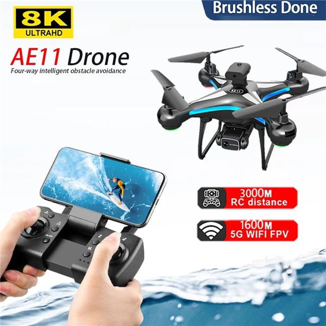 UNO1RC AE11 8K Dual Camera Optical Flow Drone Brushless Quadcopter ...