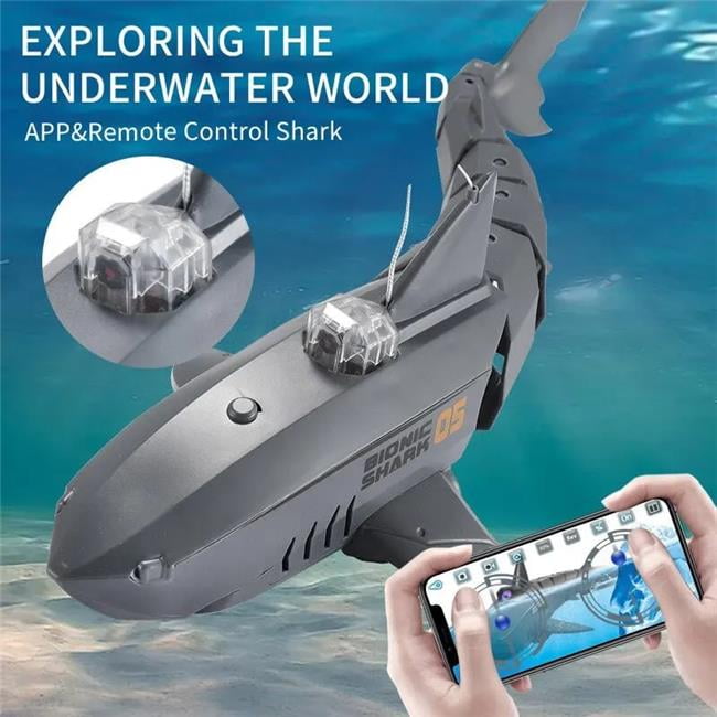 UNO1RC NM59899 App Remote Control Camera Shark Charging 2.4G Megalodon ...