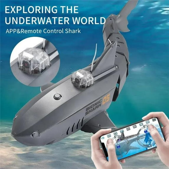 UNO1RC NM59899 App Remote Control Camera Shark Charging 2.4G Megalodon ...