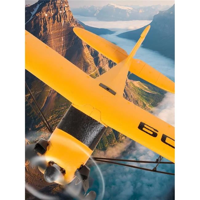 UNO1RC NM61992 Cessna J3 Cub RC Airplane Simulation Model 3 Channel 6G ...