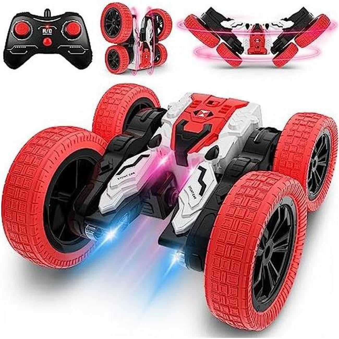 UNO1RC Control Car Double Sided Race Car - 4WD Off-Road Stunt Car with ...