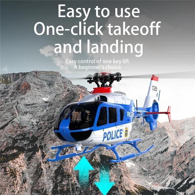 UNO1RC Control Helicopter C123 Six Channels Simulated Aircraft Model ...