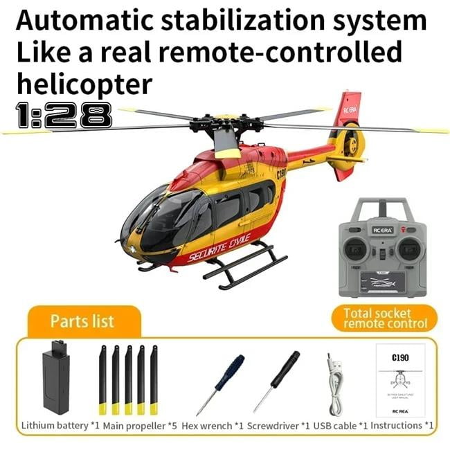 UNO1RC NM62467 Control Helicopter RC C190 Fixed Altitude Brushless ...