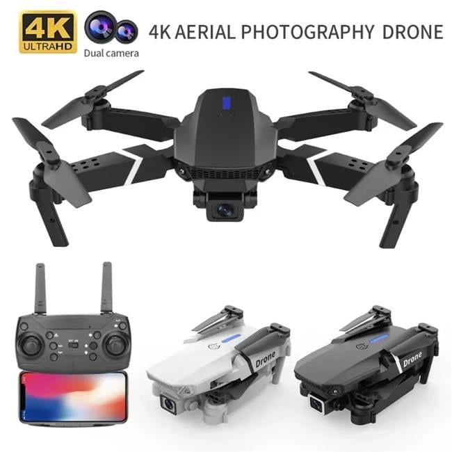 UNO1RC NM58655 Drone E88 4k Wide-angle HD Camera Wi-Fi FPV Height Hold ...