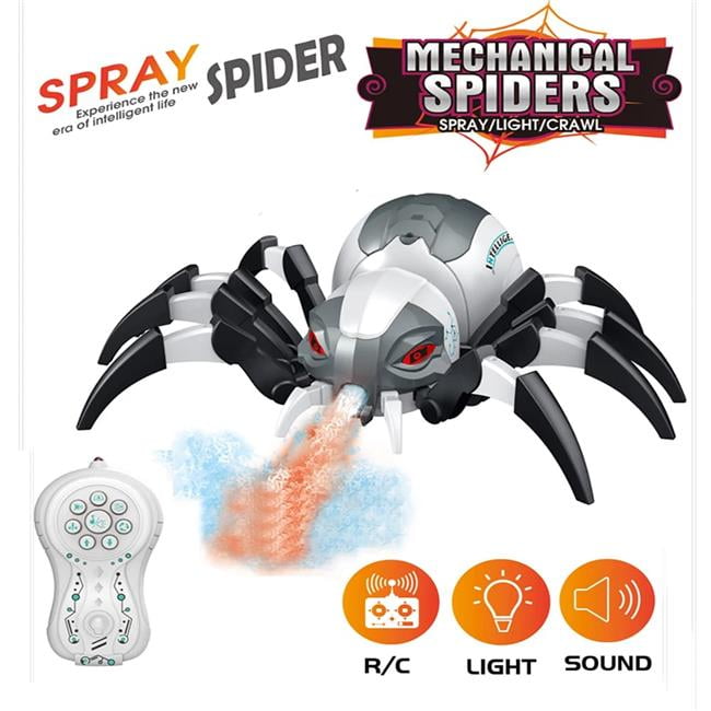 UNO1RC NM59721 Electric Remote Control Spray Spider Light Music Animal ...