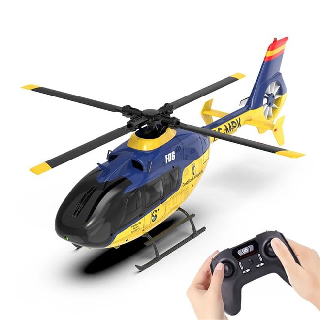 UNO1RC F06 EC135 RC Helicopter 2.4G 6CH 6 Axis Gyro Model 1-36 Scale ...