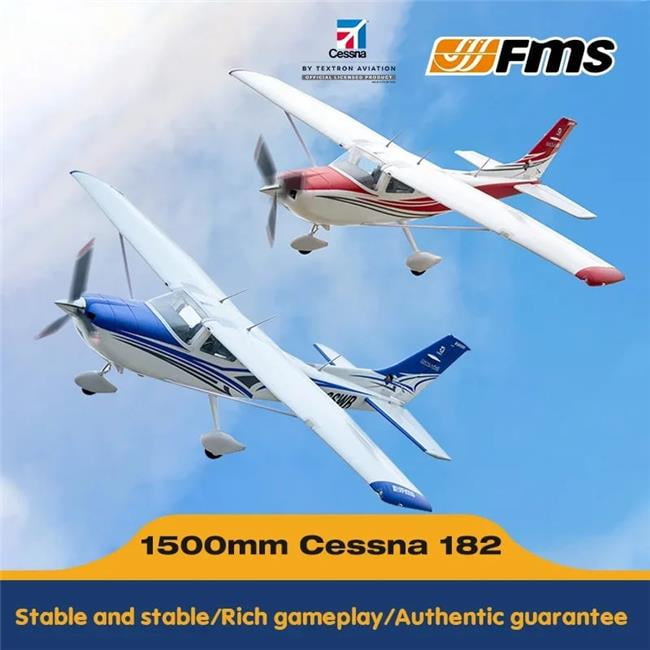 UNO1RC NM62491 FMS 1500 mm Cessna 182 Training Aircraft Electric Remote ...