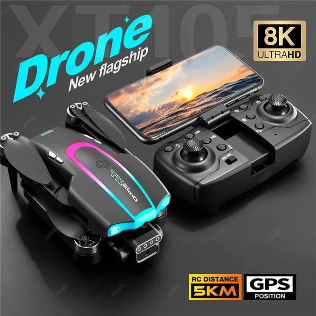 UNO1RC NM59860 GPS Drone Professional 8K HD Dual Camera Wi-Fi FPV ...