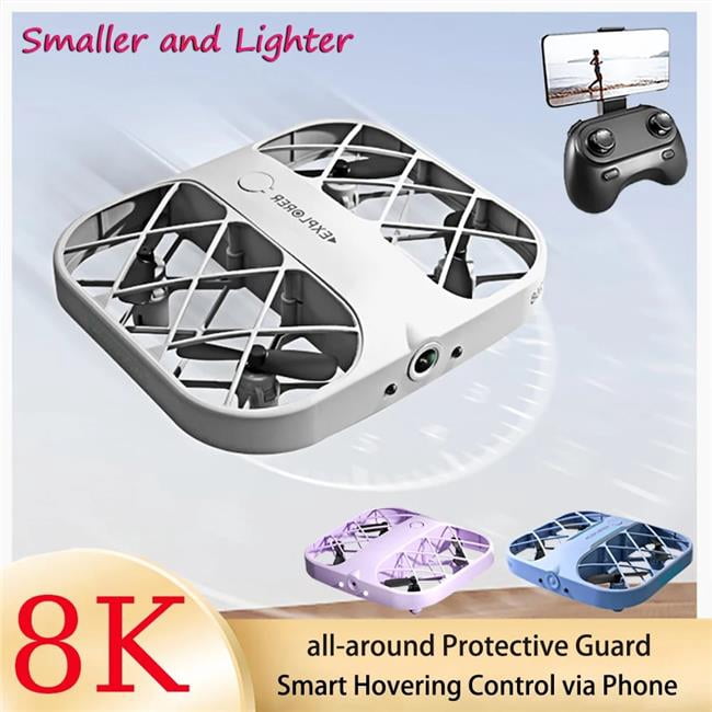 UNO1RC H107 8K & 4K RC Mini Drone Helicopter Wi-Fi FPV Quadcopter with ...