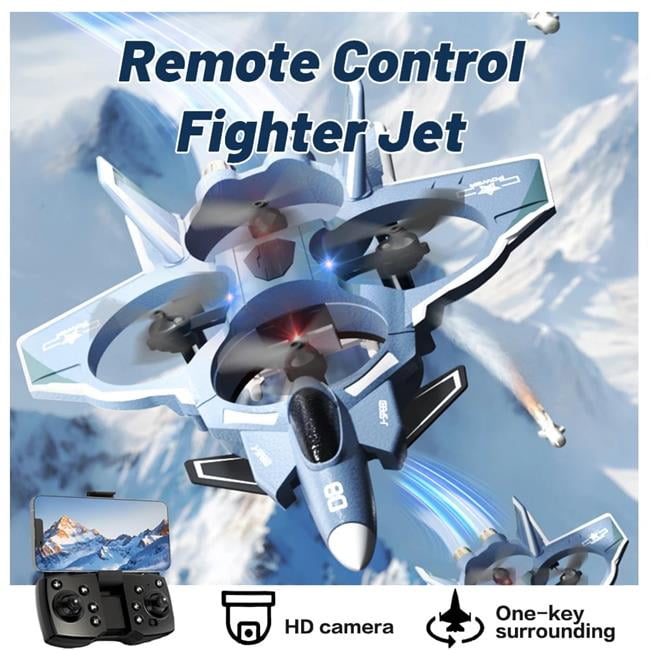 UNO1RC H121 RC Plane EVA Fighter 2.4G Remote Control Missile Launch HD ...