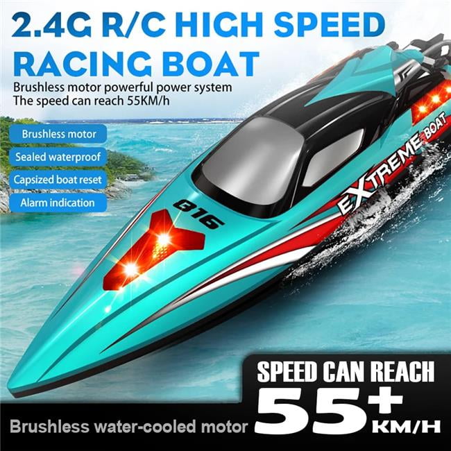 UNO1RC High Speed Racing Boats HJ816 Brushless RC Boat 2.4Ghz ...
