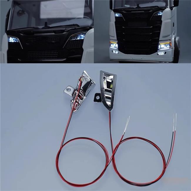 UNO1RC NM58437 LED Front Spotlight Air Intake Grill Lamp for 1 by 14 ...