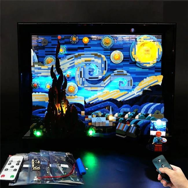 UNO1RC NM59244 LED Light for Vincent Van Gogh The Starry Night Building ...