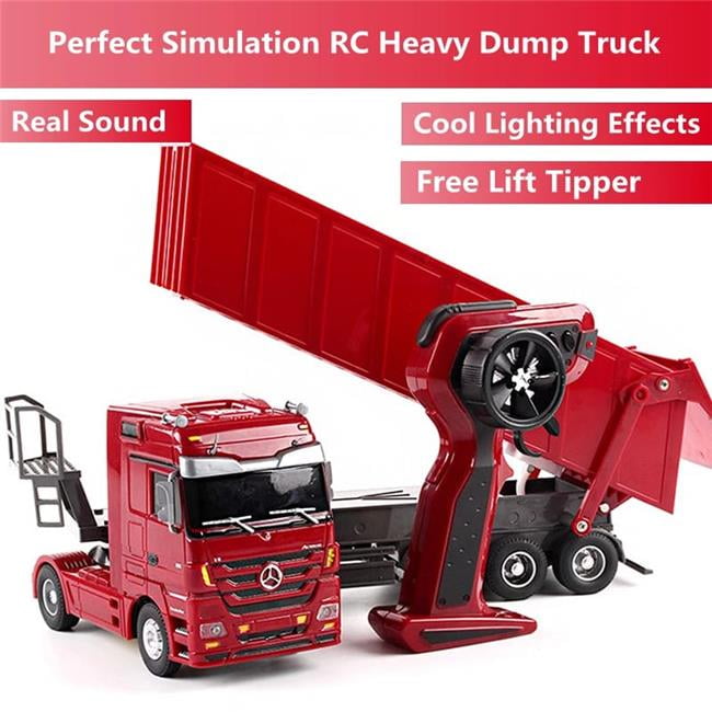 UNO1RC NM61847 Large Free Lift RC Heavy Dump Truck 45 Deg Turning Cool ...