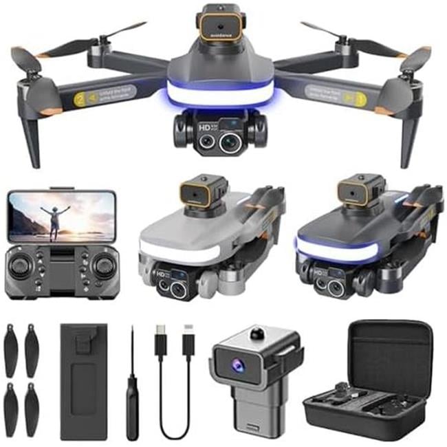 UNO1RC MC33192 FPV Drone with 4K HD Dual Camera Altitude Hold Mode Foldable Race Drone ...