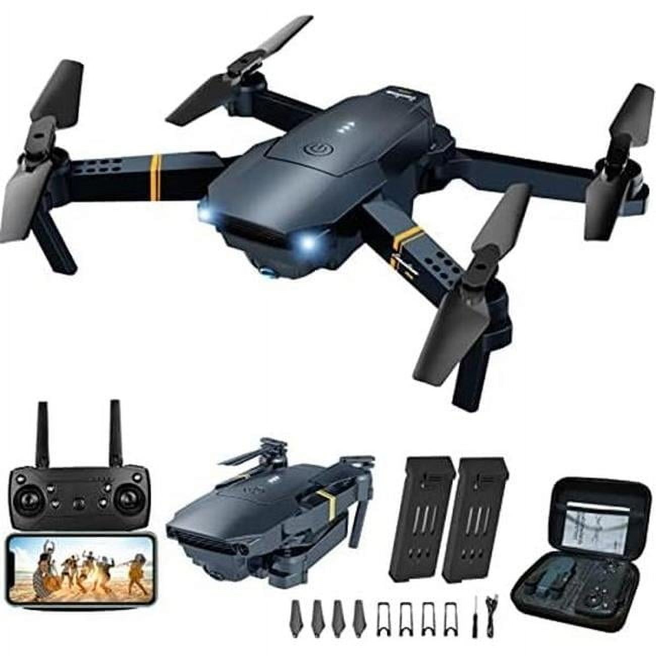 UNO1RC MC33244 Drones with Camera for Adults Kids, Foldable Race ...