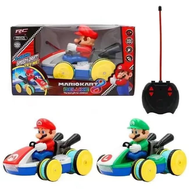UNO1RC NM60454 Mario Bros Cartoon Action Figure Control Car Cool Light ...