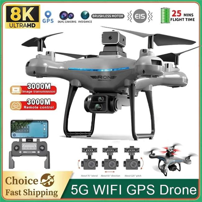 UNO1RC Mini Drone Aerial Photography 8K HD Dual Camera High-definition ...